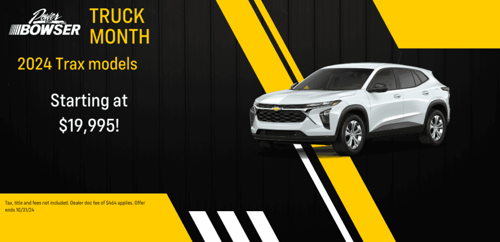 Current New Chevrolet Specials Offers | Bowser Chevrolet Inc.