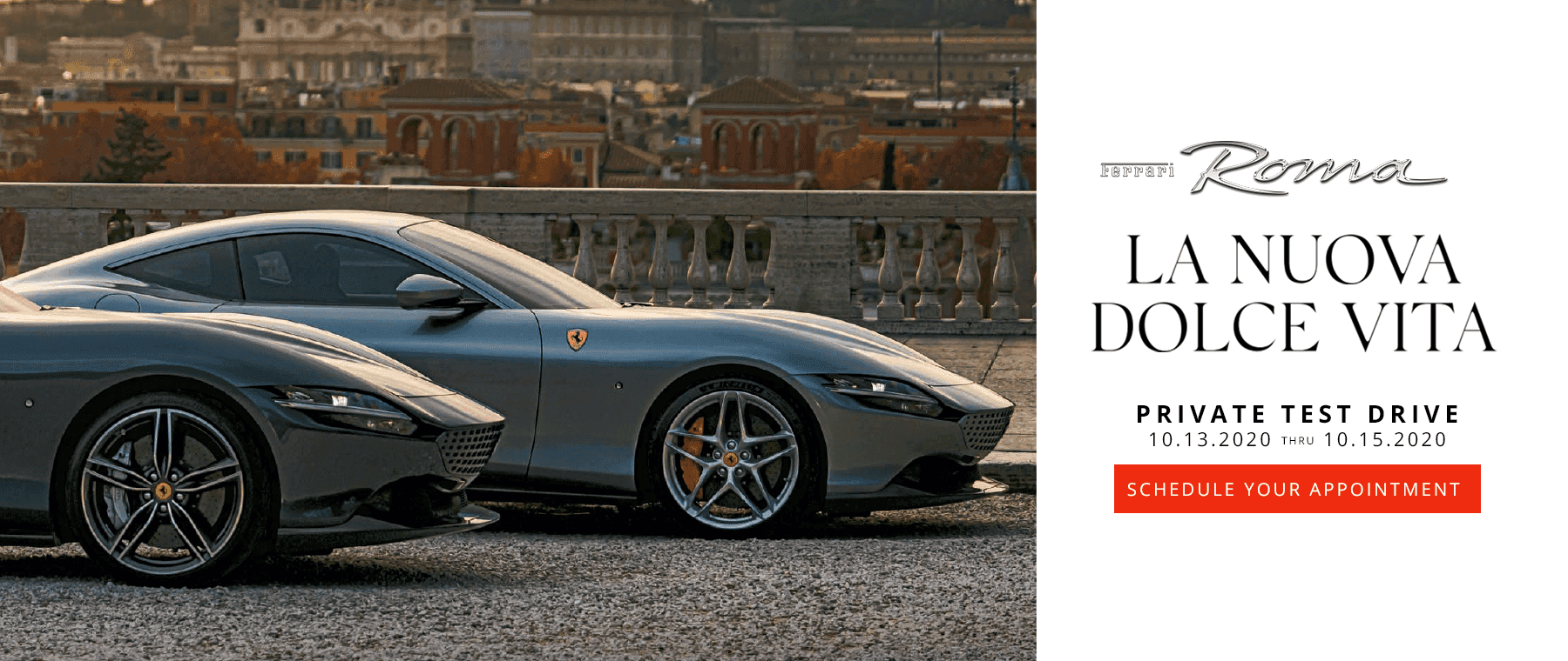 Ferrari Roma Private Test Drive » Ferrari of Fort Lauderdale