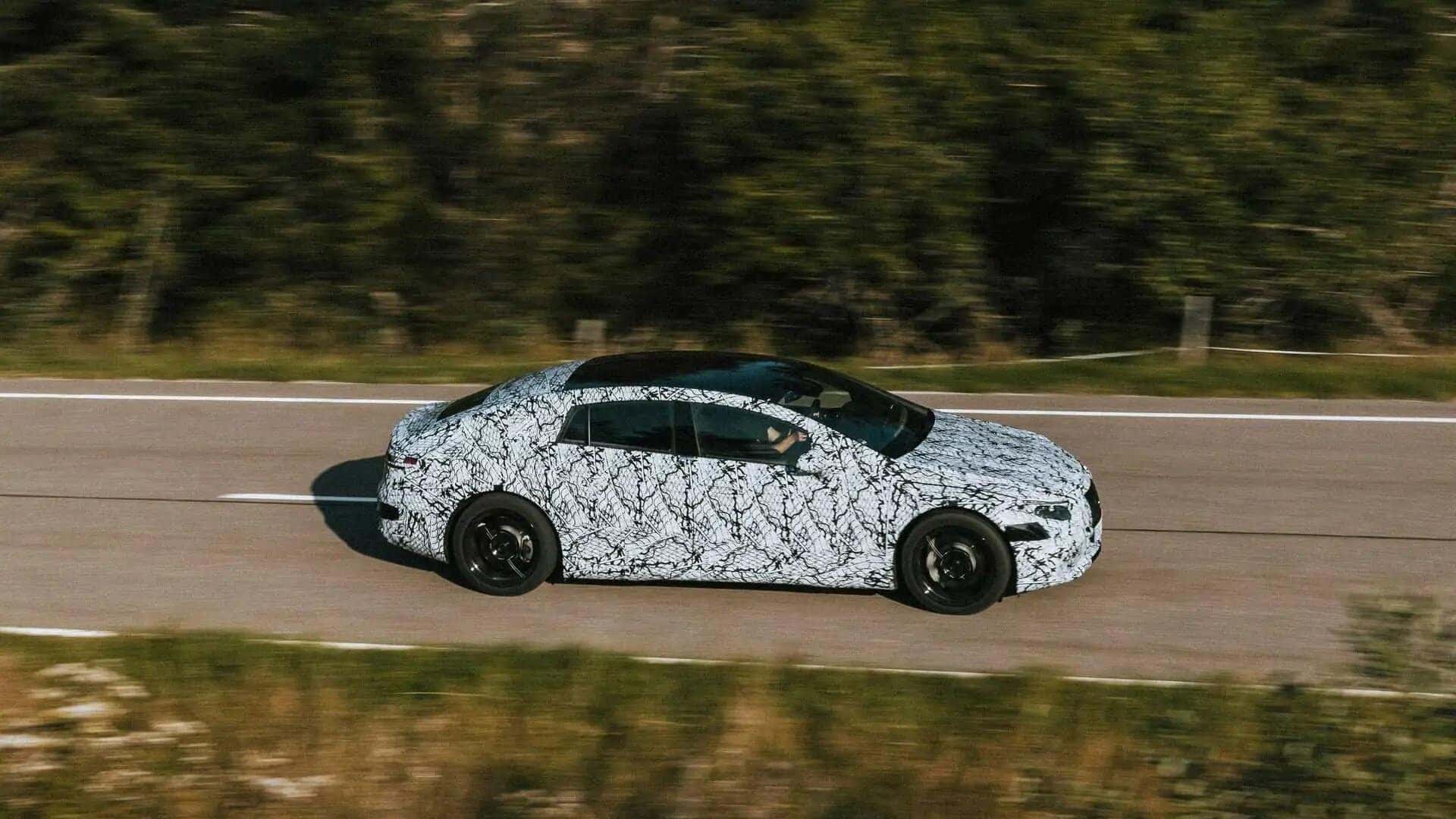 Mercedes-Benz EV Sedan Prototype Spotted | Mercedes-Benz of Washington