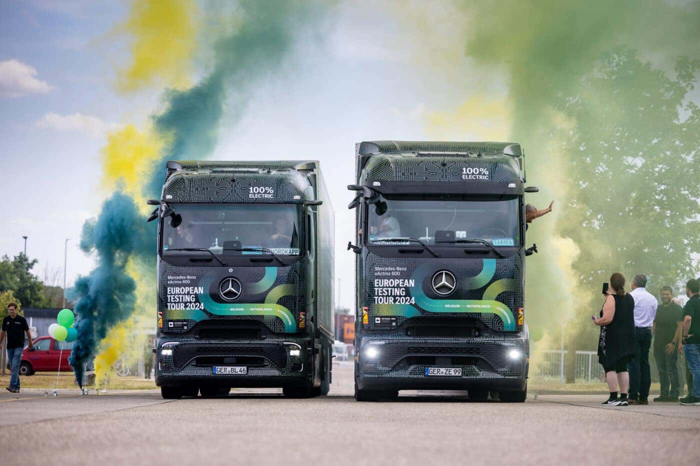 Mercedes-Benz Completes European Tour With eActros 600 Semi-Truck ...