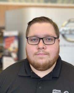 Brandon McGurk, "Parts Manager" | John Sisson Nissan