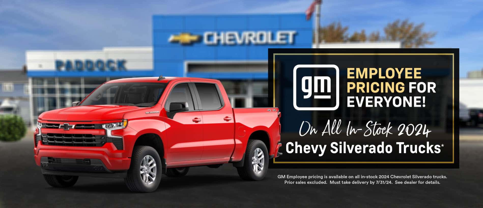 Monthly Specials | Paddock Chevrolet | Kenmore, NY
