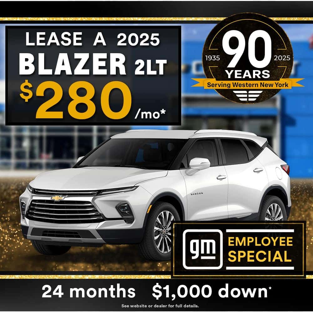 Monthly Specials | Paddock Chevrolet | Kenmore, NY
