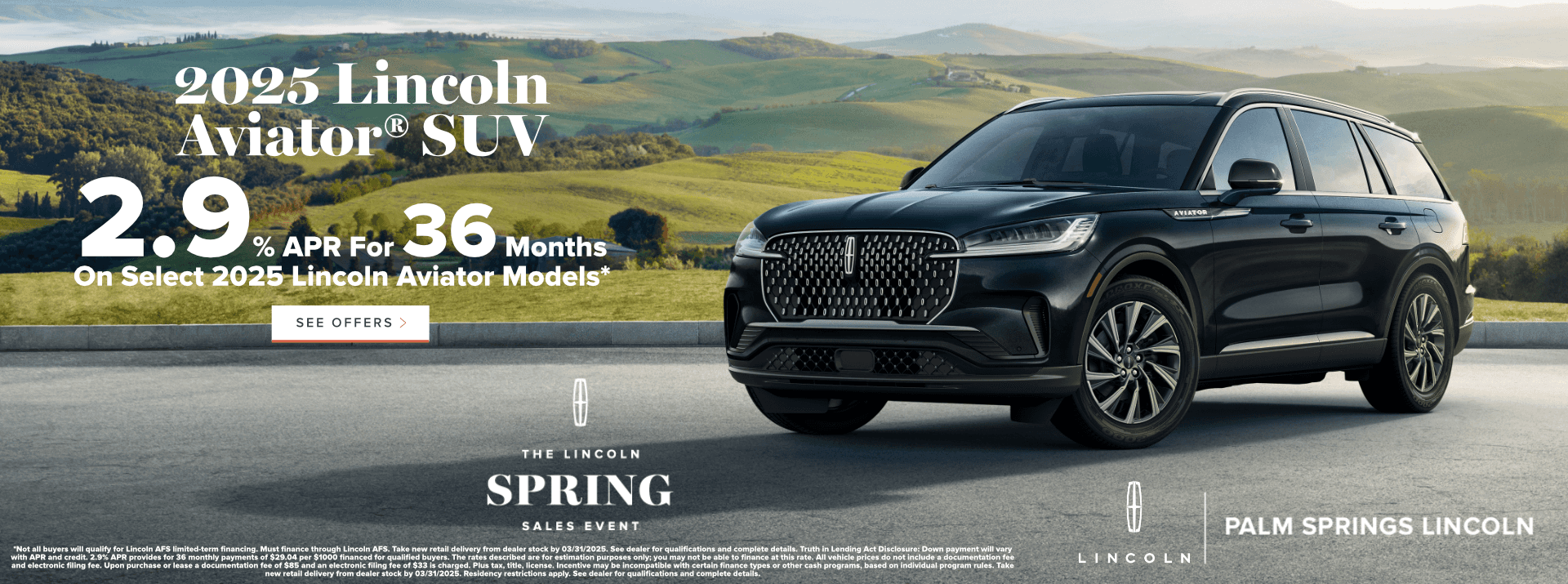 New Lincoln Aviator for Sale in Cathedral City, CA